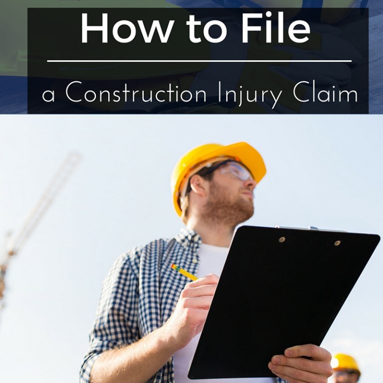 How to File a Construction Injury Claim - Lundy Law Personal Injury Lawyer